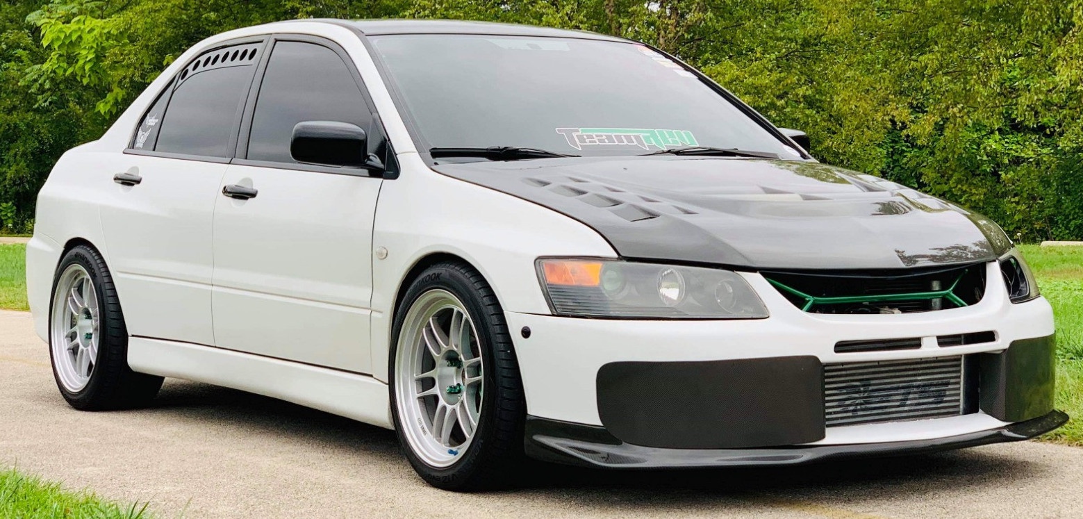 What Wheels & Tires Best Fit A Mitsubishi Lancer EVO 8 and 9? | Fitment ...