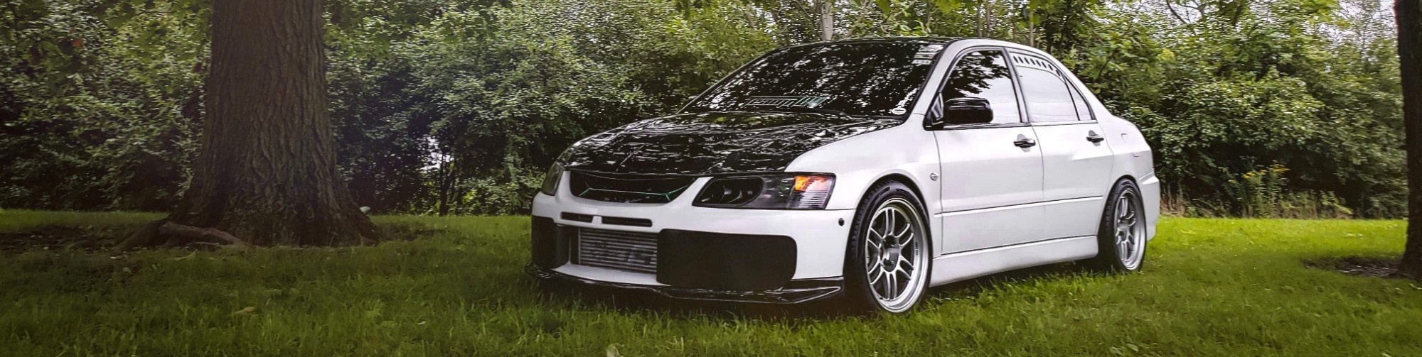 What Wheels & Tires Best Fit A Mitsubishi Lancer EVO 8 and 9? | Fitment ...