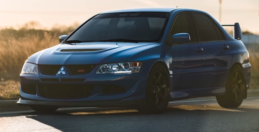 What Wheels & Tires Best Fit A Mitsubishi Lancer EVO 8 and 9? | Fitment ...